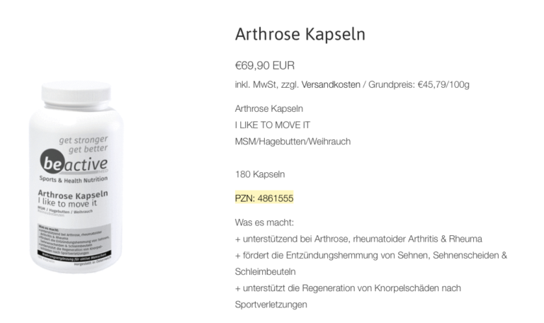 Be Active in der Apotheke bestellen - So geht's - diegesundheitsexperten