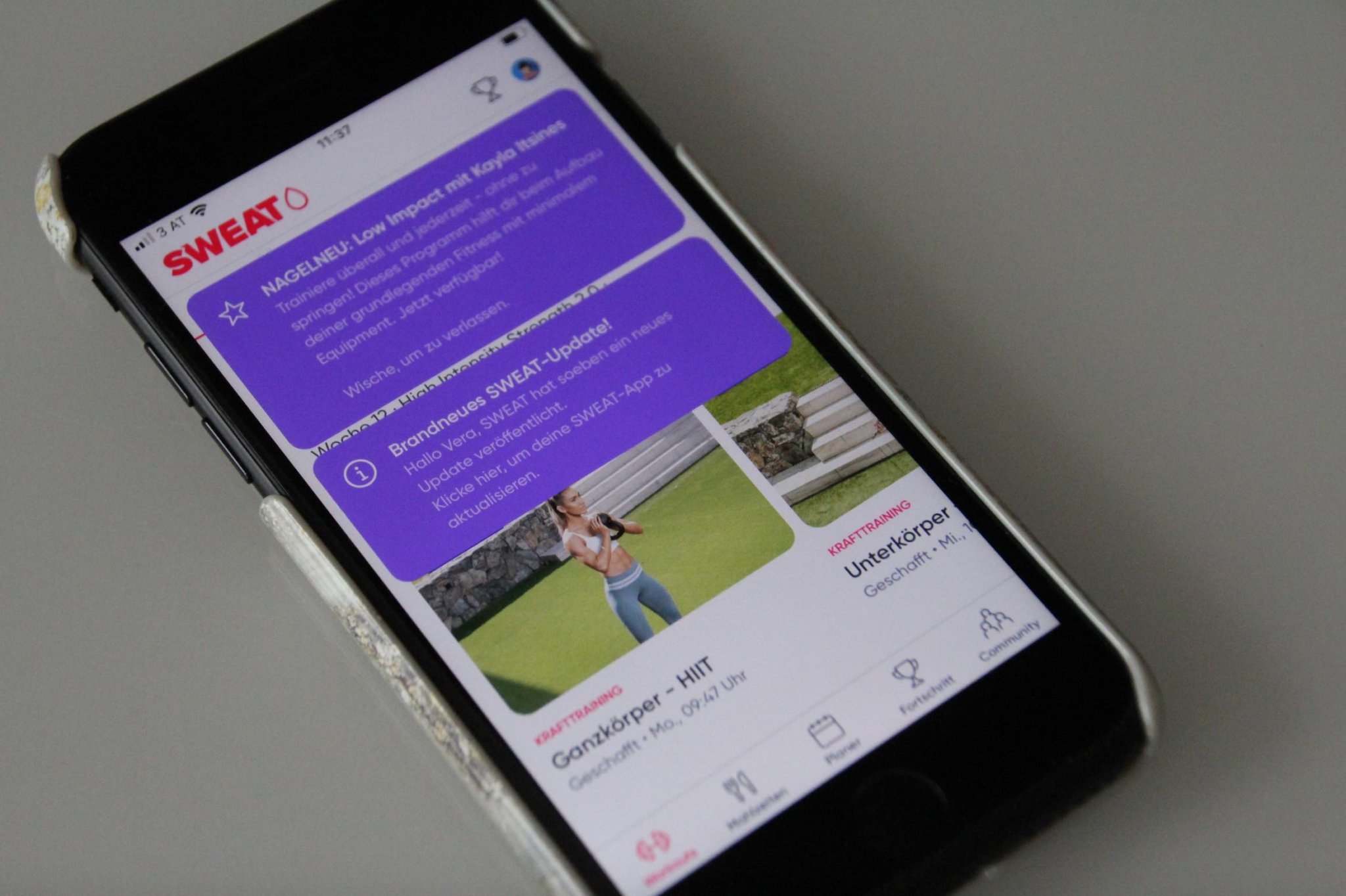 Meine Erfahrungen mit der SWEAT App - diegesundheitsexperten